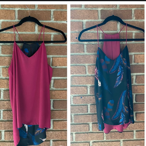 Express | Tops | Express Reversible Barcelona Cami | Poshmark